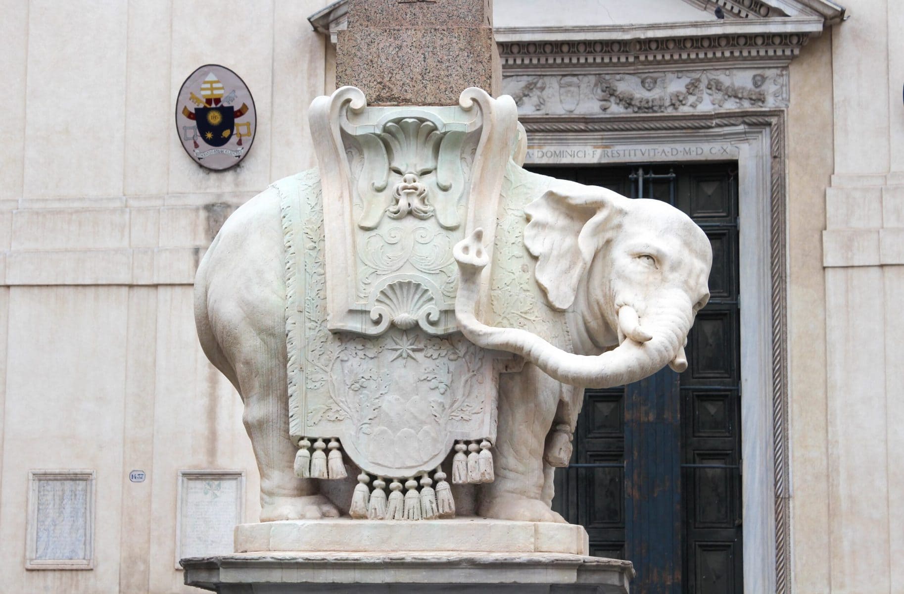 Santa Maria sopra Minerva in Rome: the elephant of Bernini
